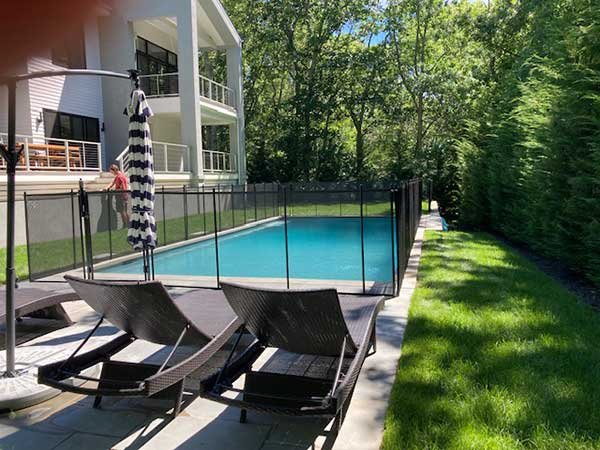 Mesh Pool Fence Projects | Pool Fencing Long Island